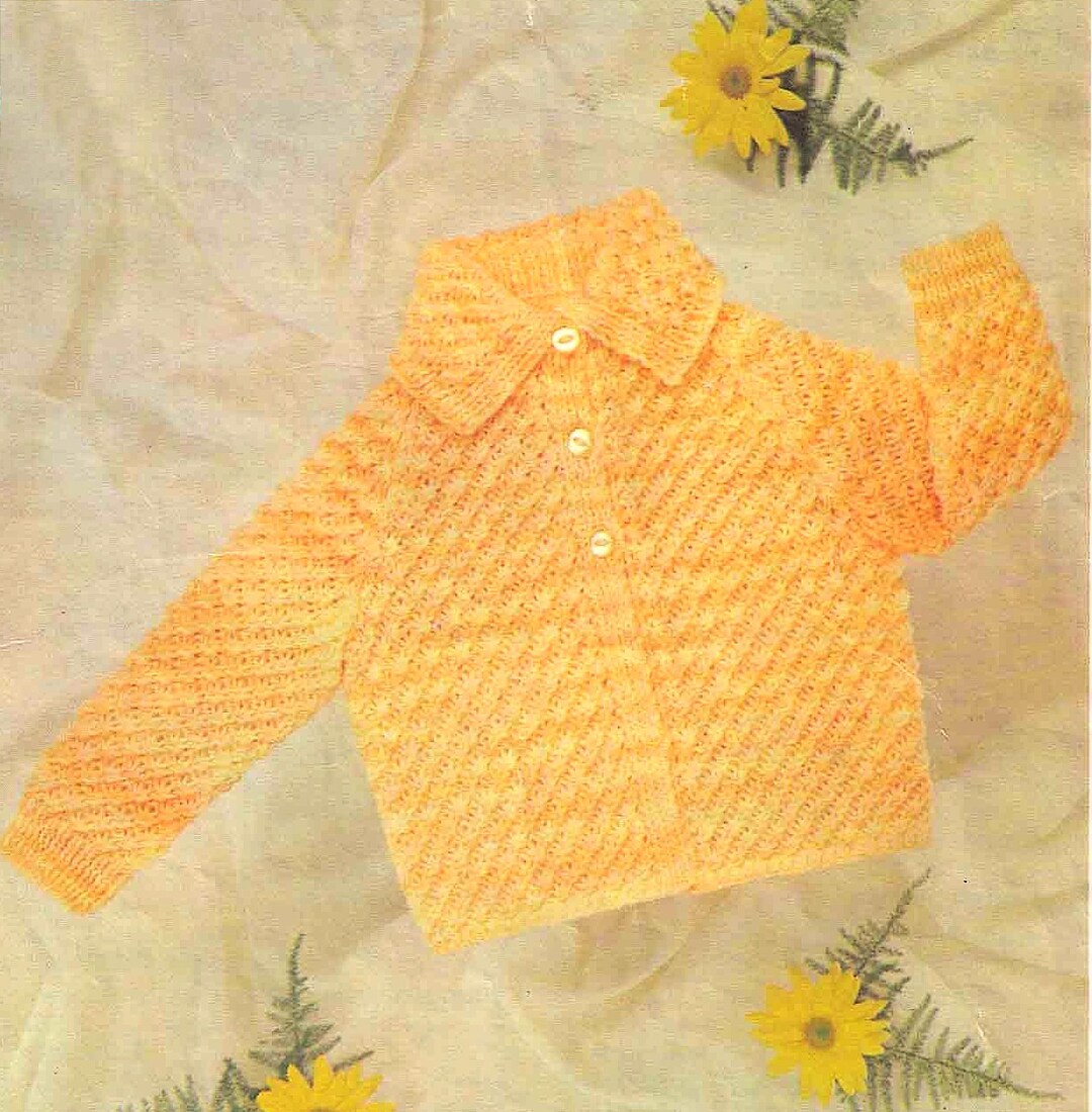 PDF Knitting Pattern 355~blackberry Stitch Jacket~4ply~16-20" - Etsy