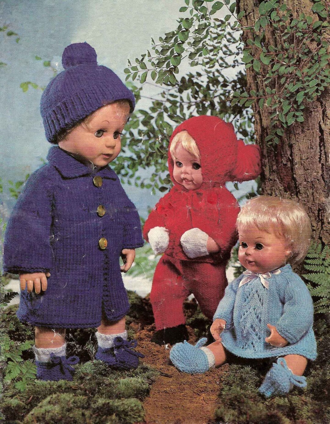 PDF Knitting Pattern 5020~doll's Clothes~dk & 4ply~12-16" Dolls - Etsy