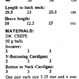 PDF Knitting Pattern~knotty Sweater and Cardigans~dk~16-20" - Etsy