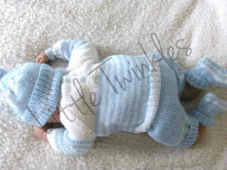 Alex Knitting Pattern Pdf~baby's 4-piece Sweater & Shorts Set~dk~0-3 ...