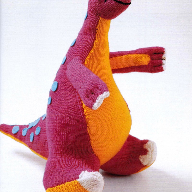 Dinosaur Knitting Pattern - Etsy