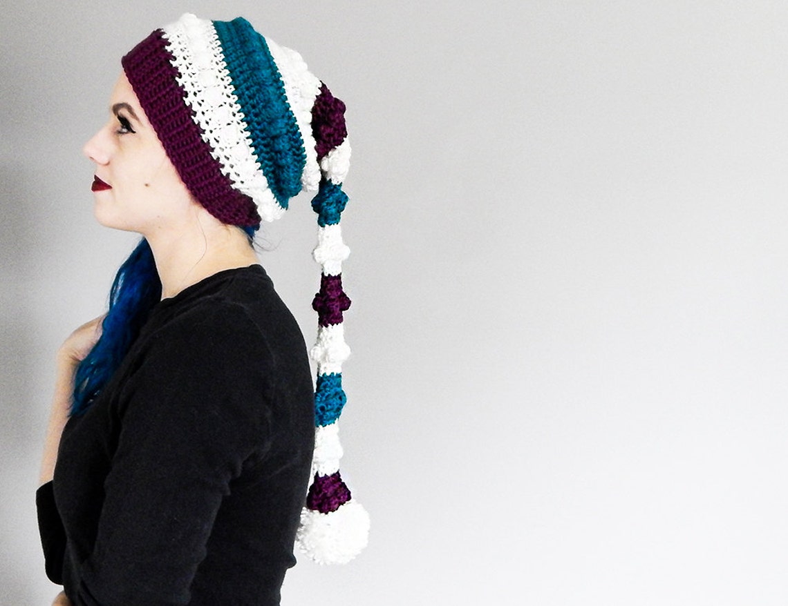 Elf Stocking Cap Crochet Pattern Crochet Elf Hat Pattern - Etsy