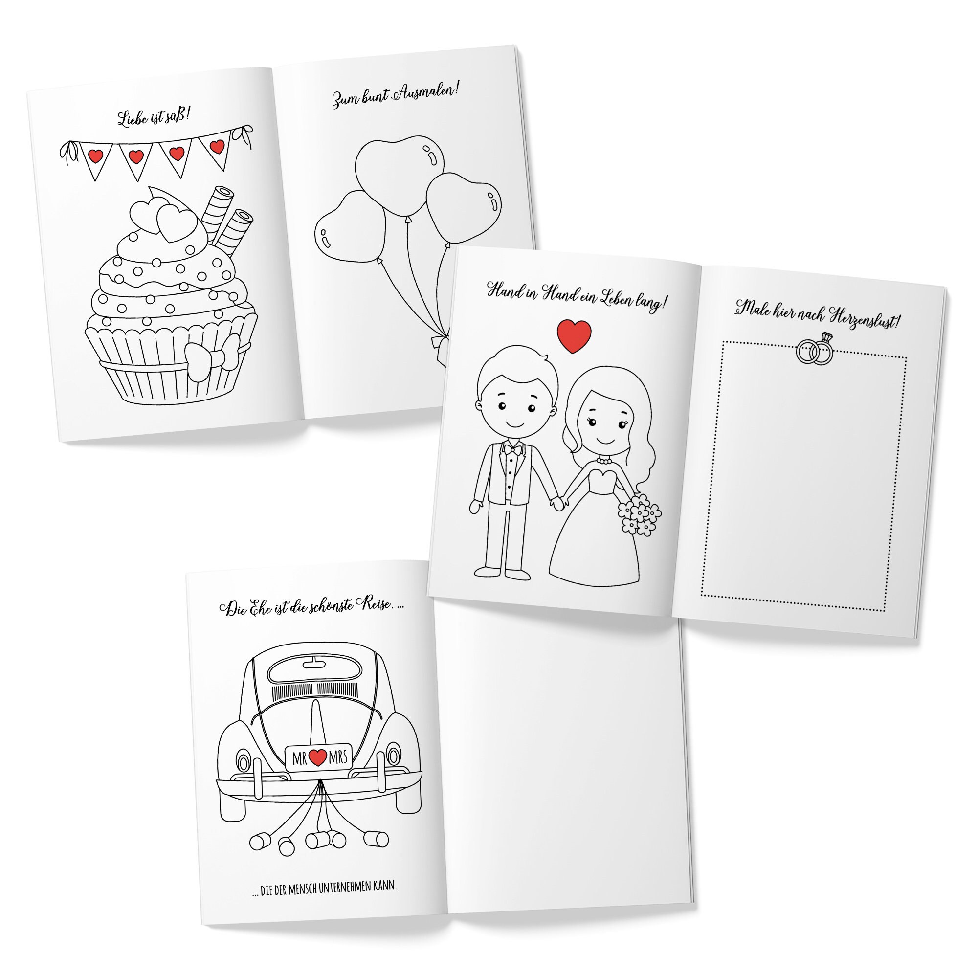 Coloring Books Guest Gift Wedding for Children Set With | Etsy