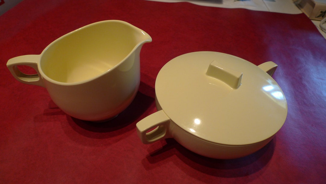 Melmac Cream Pot and Sugar Bowl - Etsy
