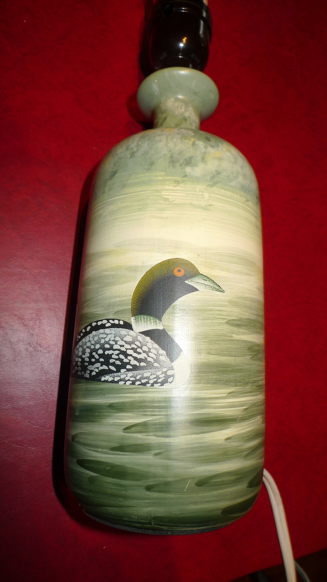 Beautiful Lamp With Loons - Etsy