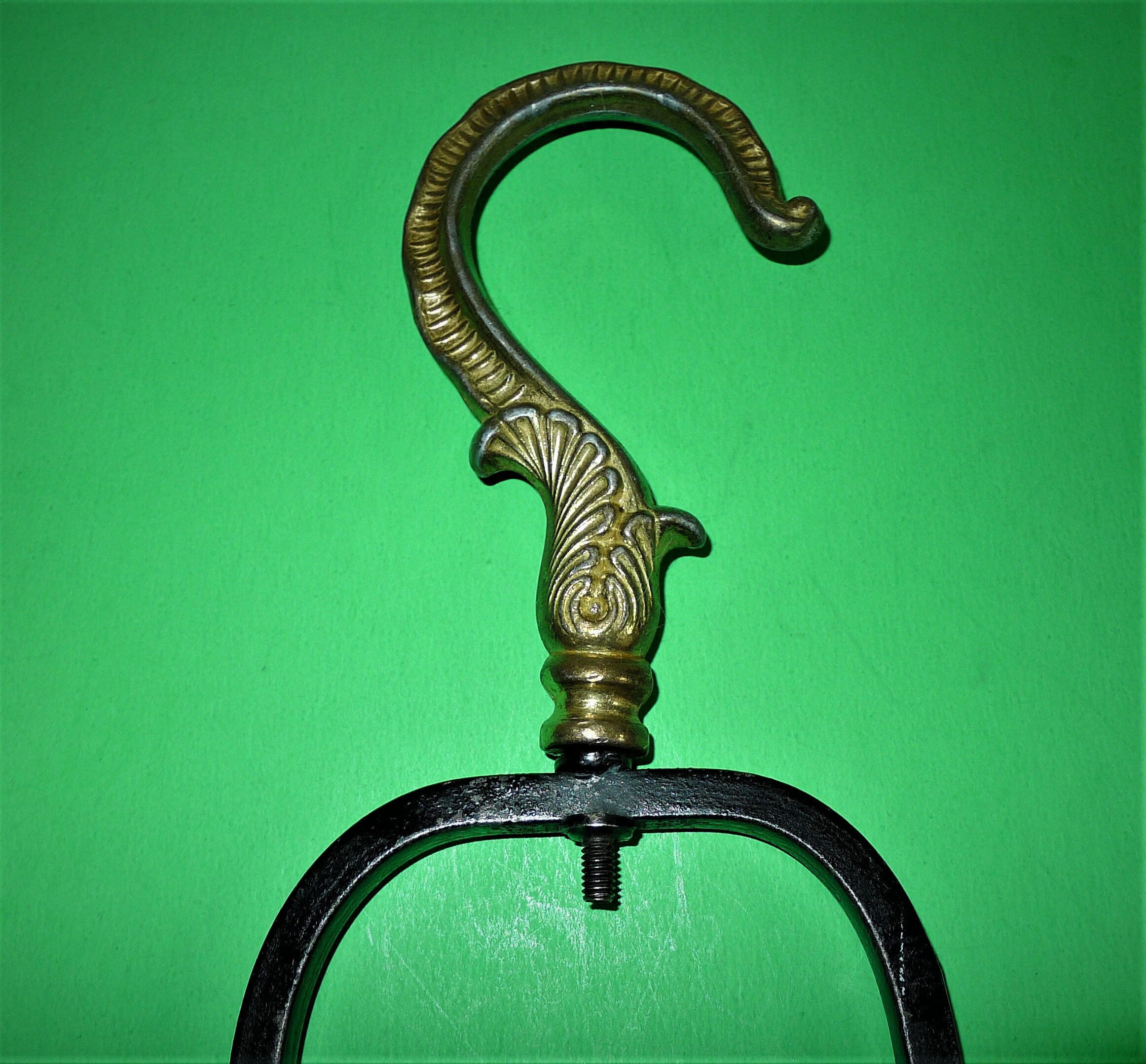 Cintre ancien en fer forgé et laiton Old wrought iron | Etsy