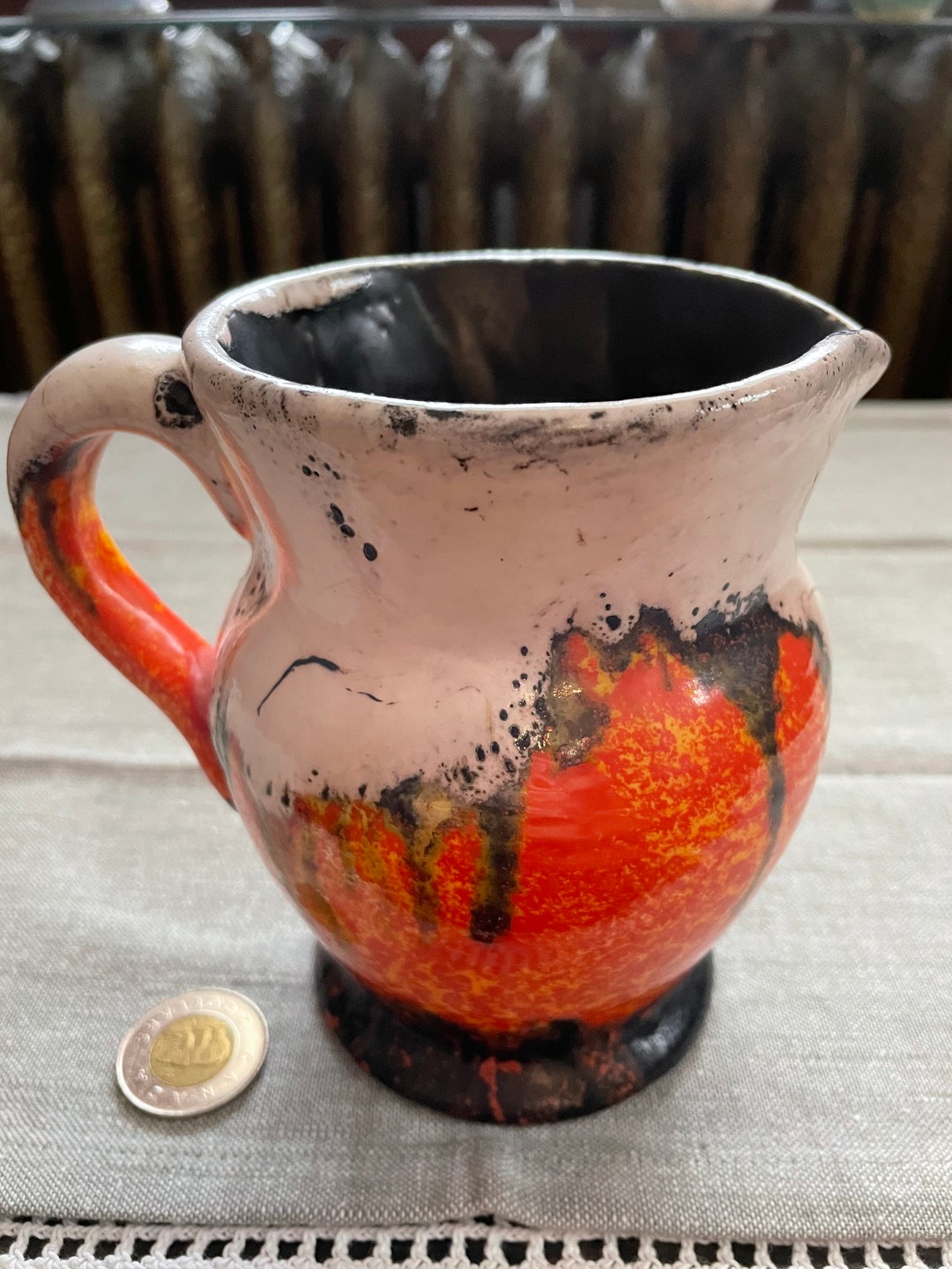 1920-30 ROYAL VENTON WARE Ming Pottery Jug With Handle - Etsy