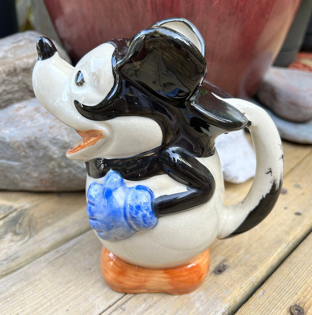 Original Ceramic Mickey Mouse Pitcher From the 1940s - Etsy