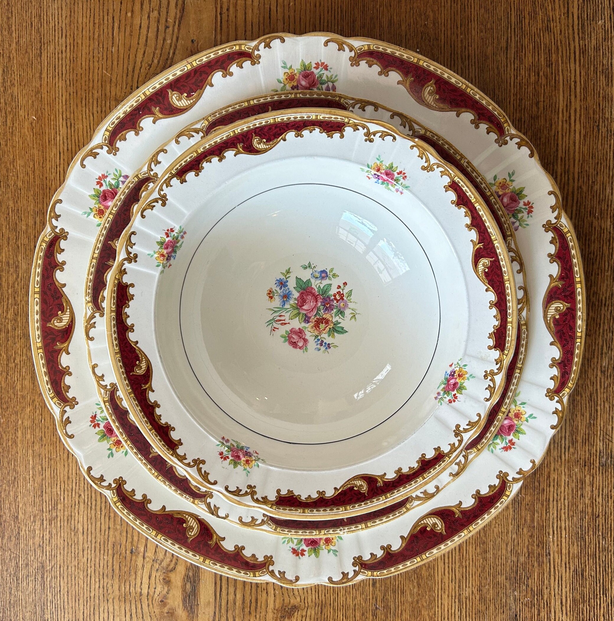 RARE Vintage Myott Staffordshire Pottery, dorothy, Made in England, Six ...