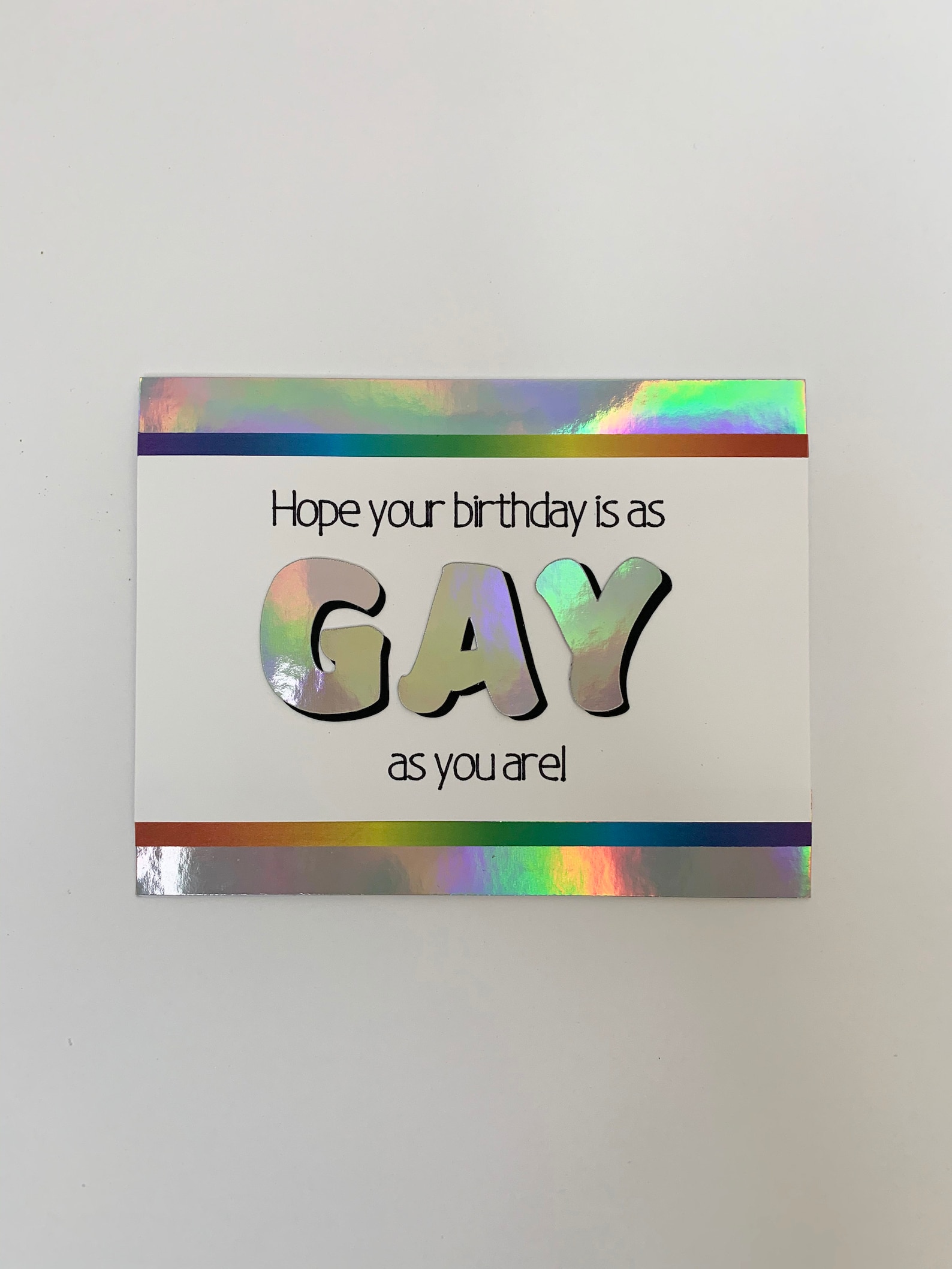 Gay Birthday Card Hope Your Birthday is as GAY as You Are - Etsy UK