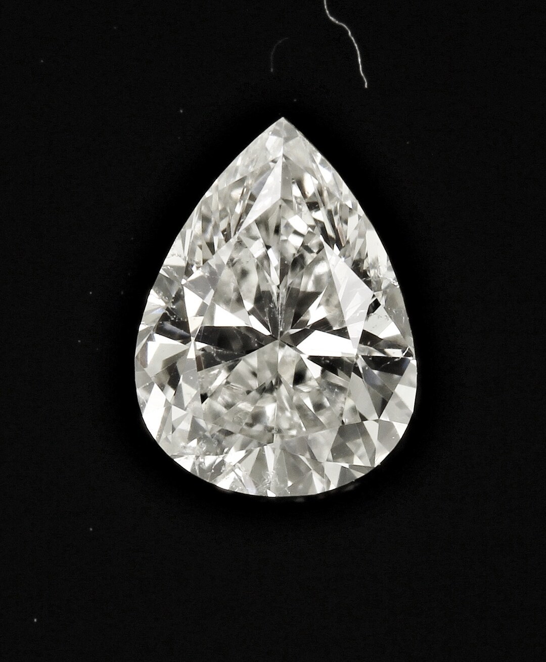 Loose Pear Diamond, 0.30ct I SI2 Loose Solitaire Diamond, Pear Shape ...