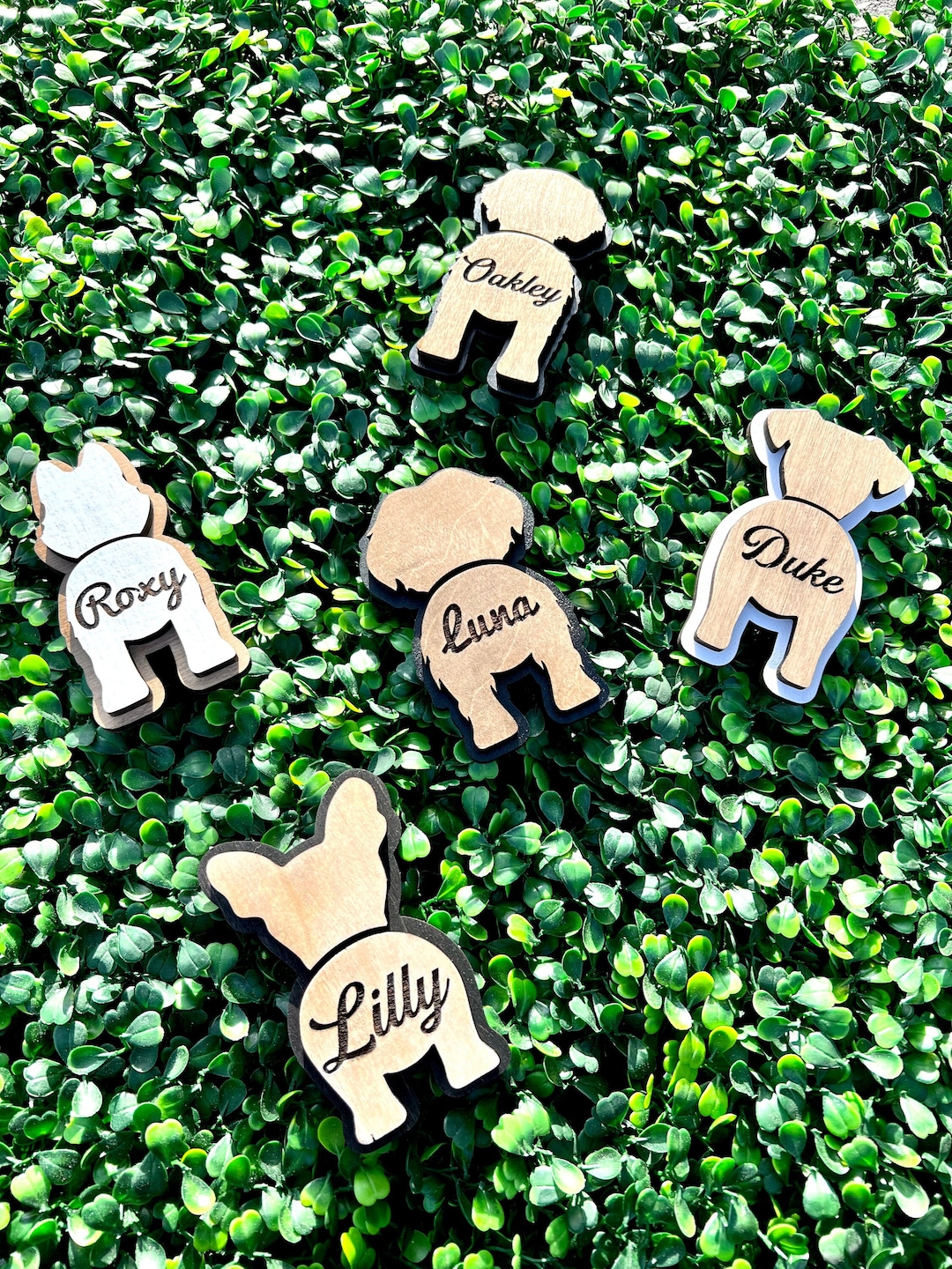 2 Layered Dog Magnet 3.5" Tall Perfect Gift for Friends and Family ...