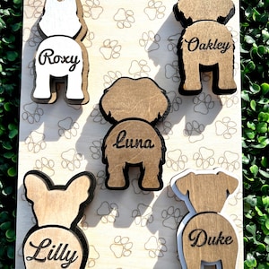 2 Layered Dog Magnet 3.5" Tall Perfect Gift for Friends and Family ...