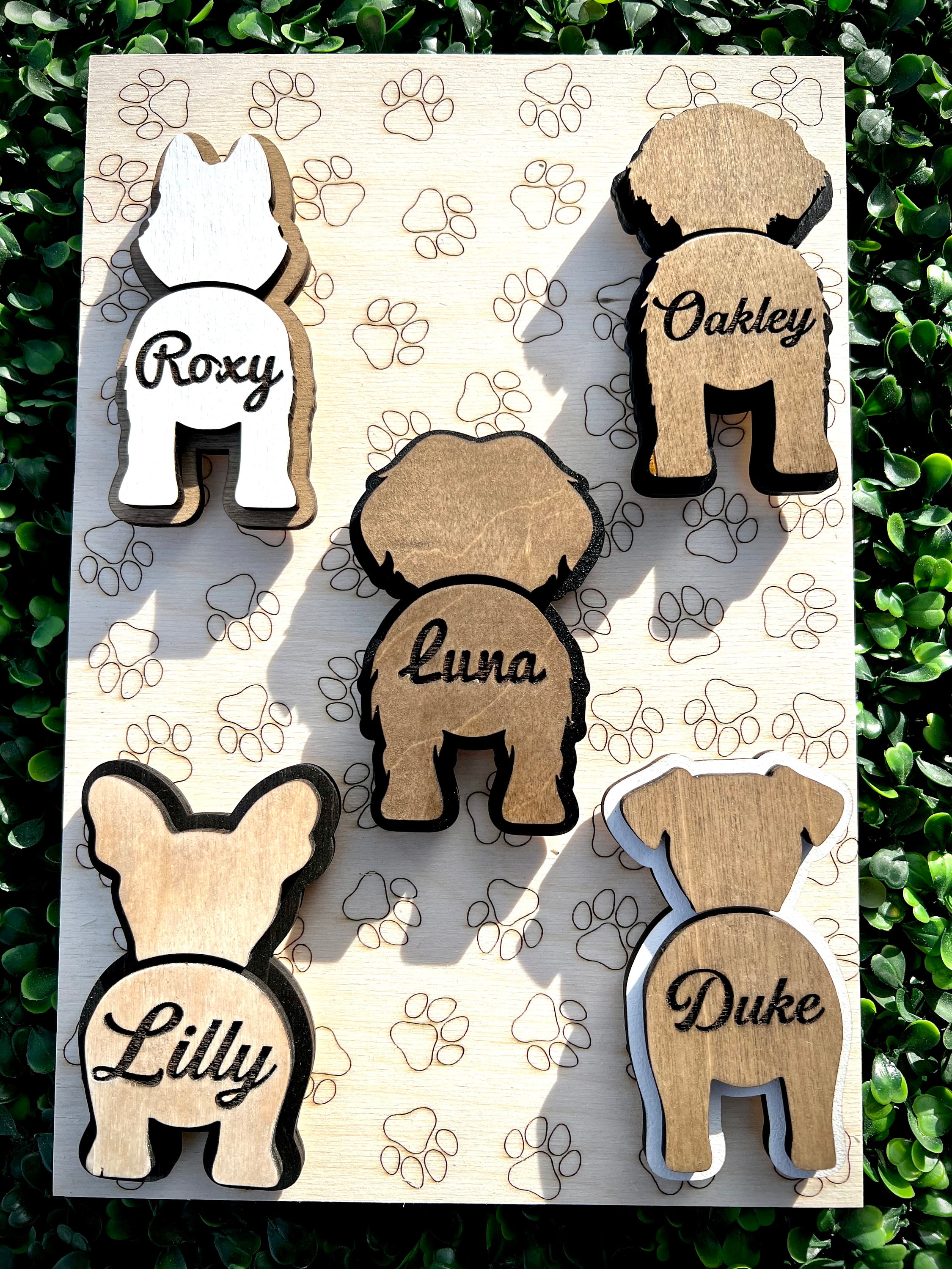 2 Layered Dog Magnet 3.5" Tall Perfect Gift for Friends and Family ...
