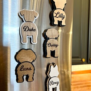 2 Layered Dog Magnet 3.5" Tall Perfect Gift for Friends and Family ...