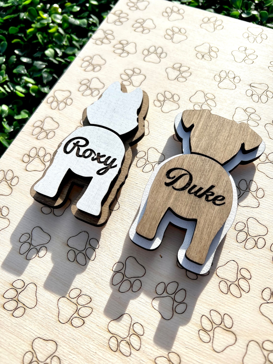 2 Layered Dog Magnet 3.5" Tall Perfect Gift for Friends and Family ...