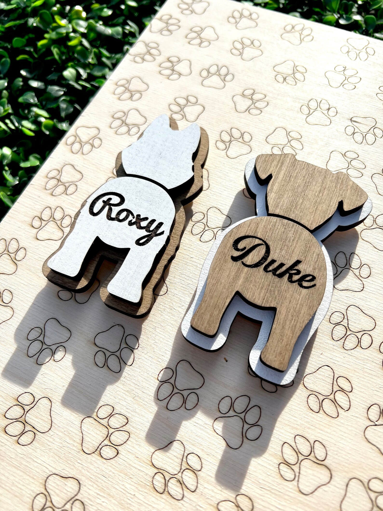 2 Layered Dog Magnet 3.5" Tall Perfect Gift for Friends and Family ...