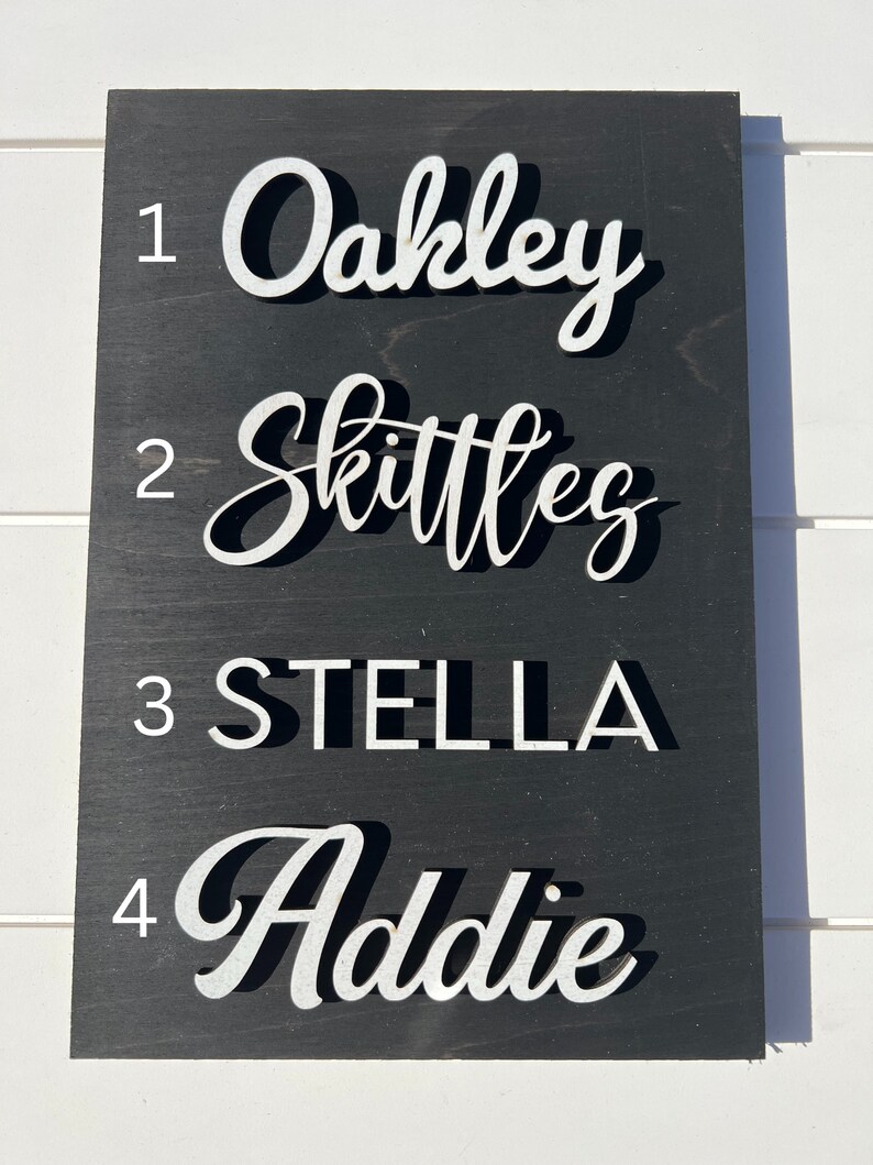 2 Layered Dog Magnet 3.5" Tall Perfect Gift for Friends and Family ...