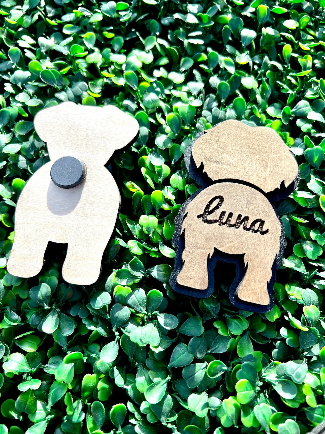 2 Layered Dog Magnet 3.5" Tall Perfect Gift for Friends and Family ...