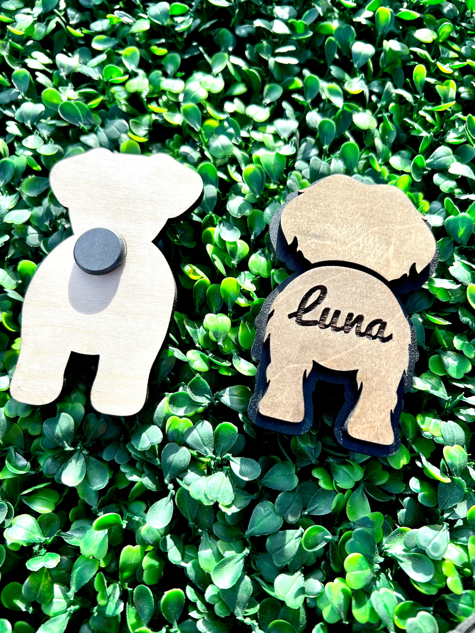 2 Layered Dog Magnet 3.5" Tall Perfect Gift for Friends and Family ...