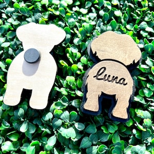 2 Layered Dog Magnet 3.5" Tall Perfect Gift for Friends and Family ...