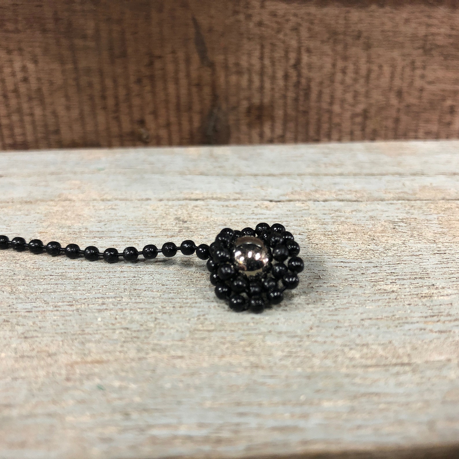 Magnetic ball chain bracelet or necklace black | Etsy