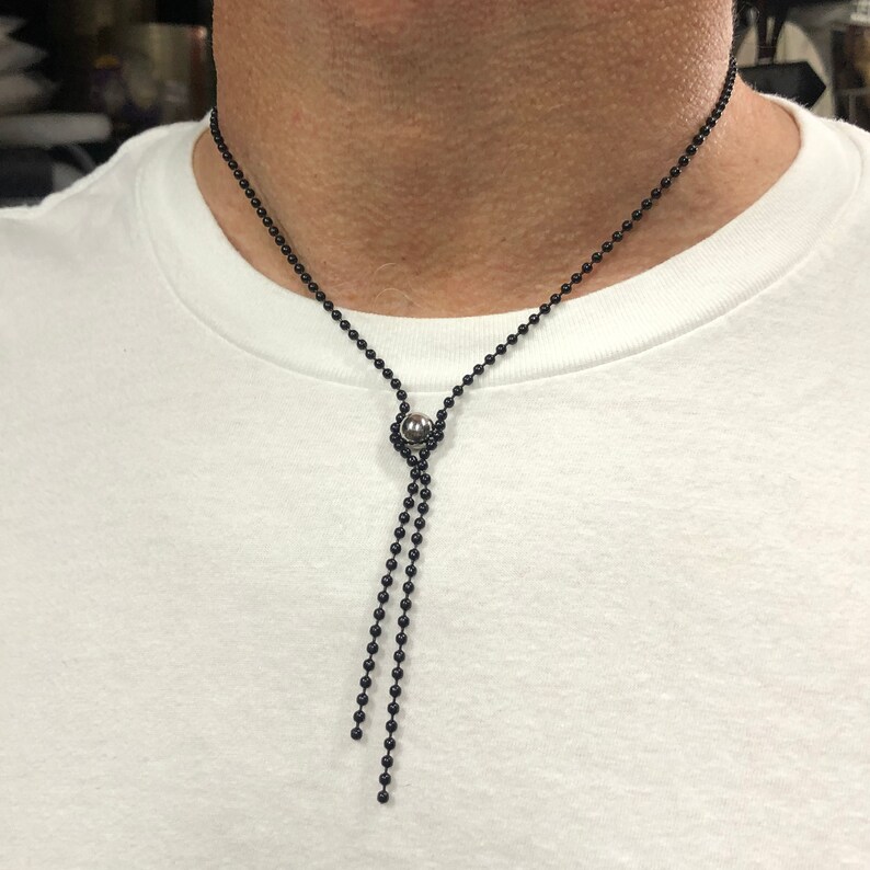 Magnetic Ball Chain Bracelet or Necklace Black - Etsy