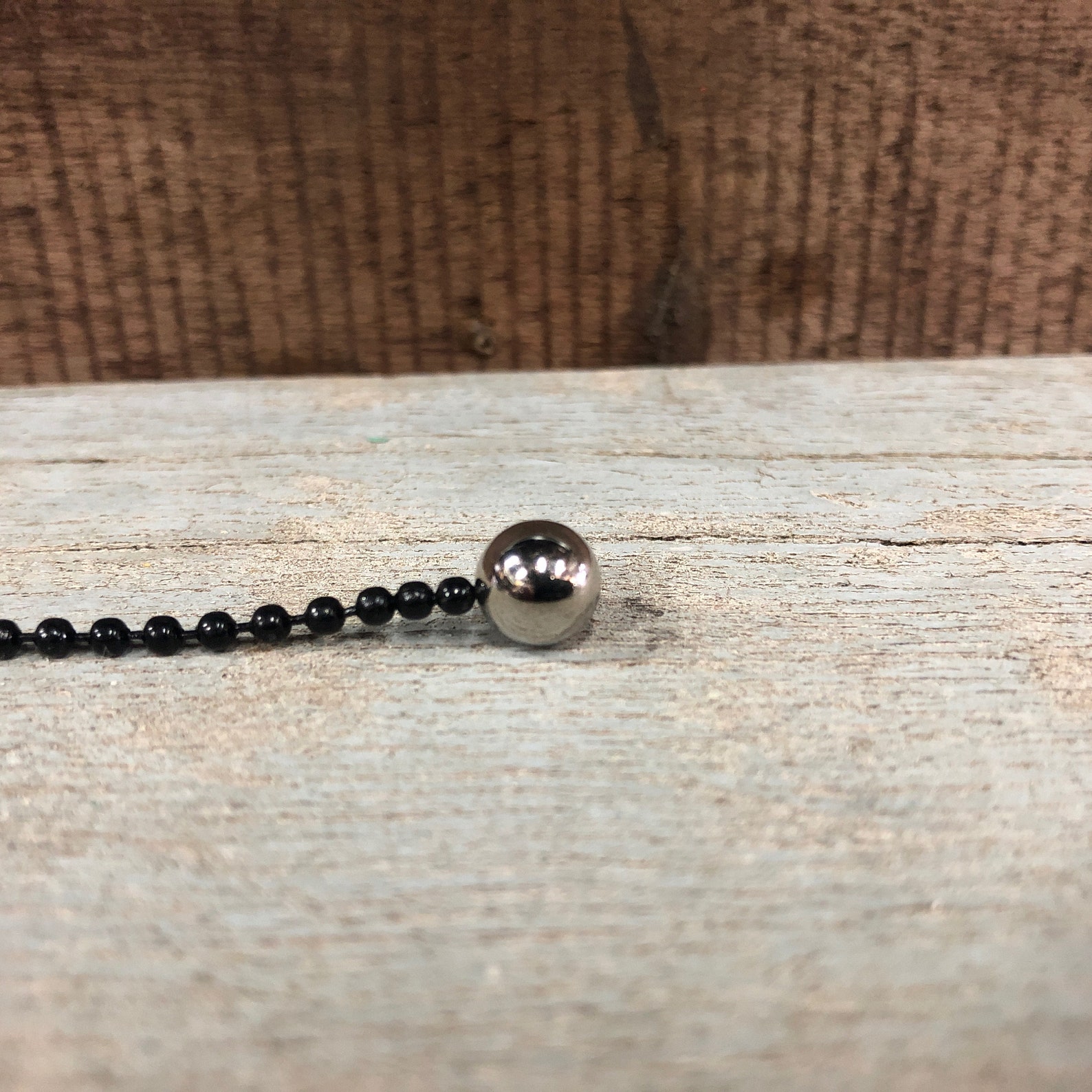 Magnetic ball chain bracelet or necklace black | Etsy