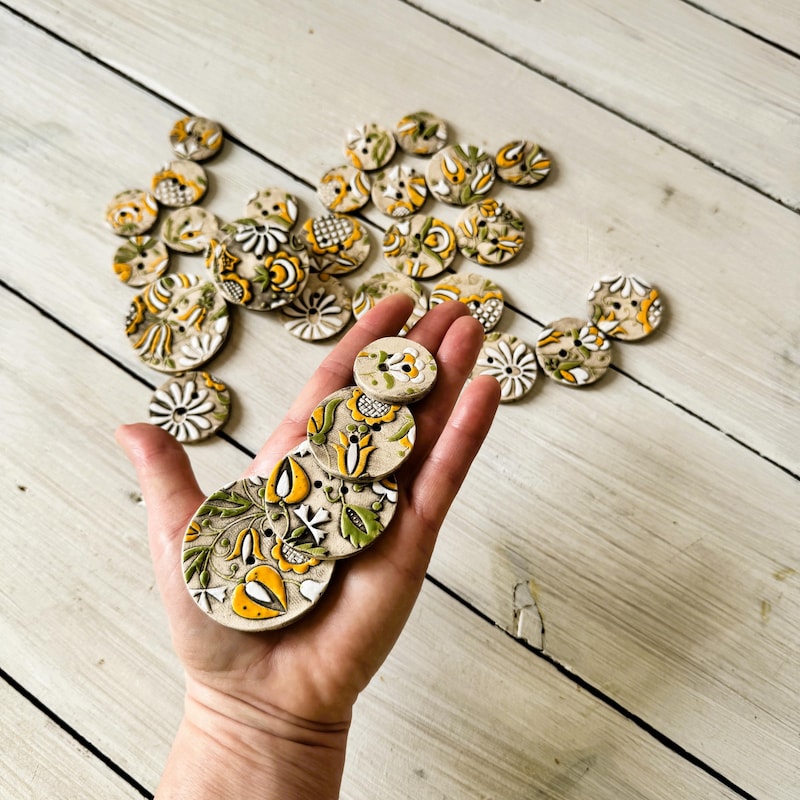 Handmade Buttons - Etsy