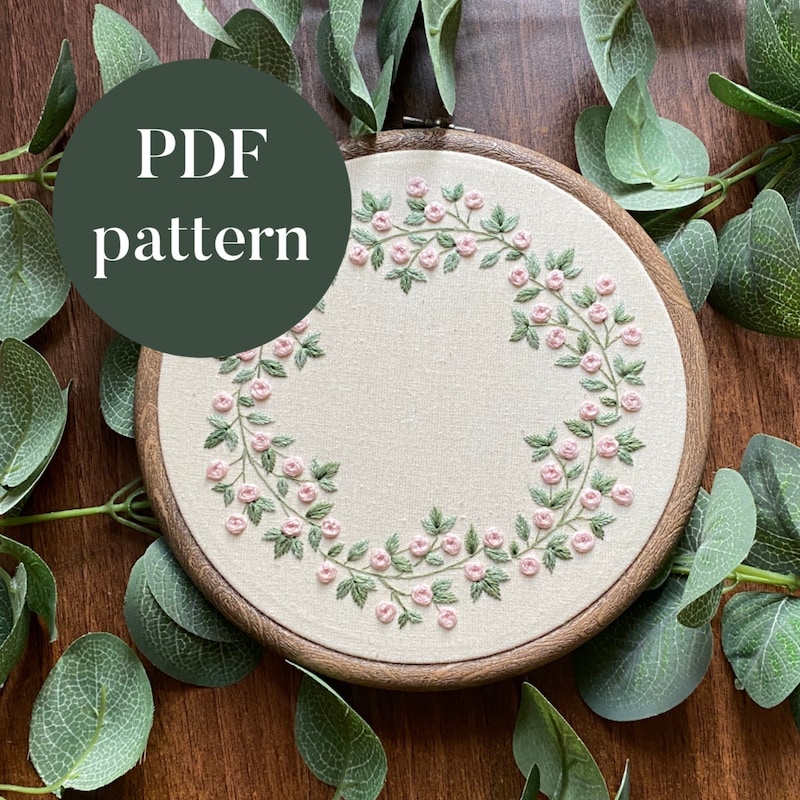 Floral Hand Embroidery - Etsy