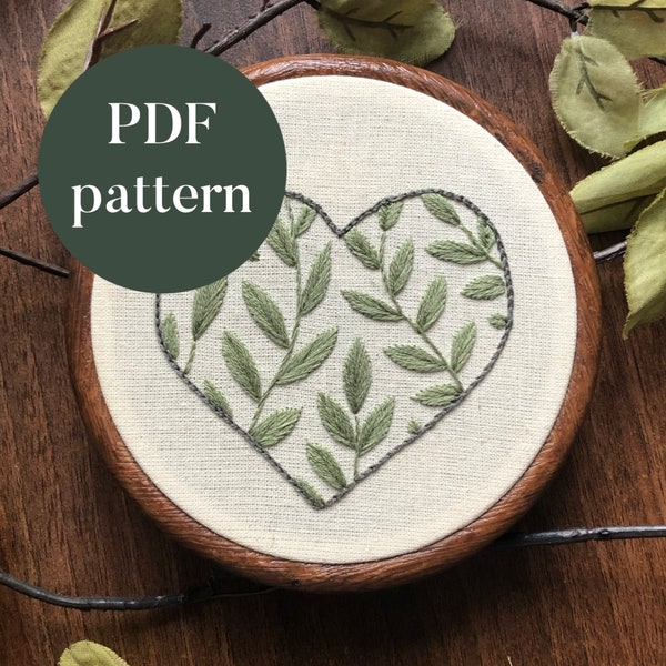 Botanical Embroidery Patterns - Etsy