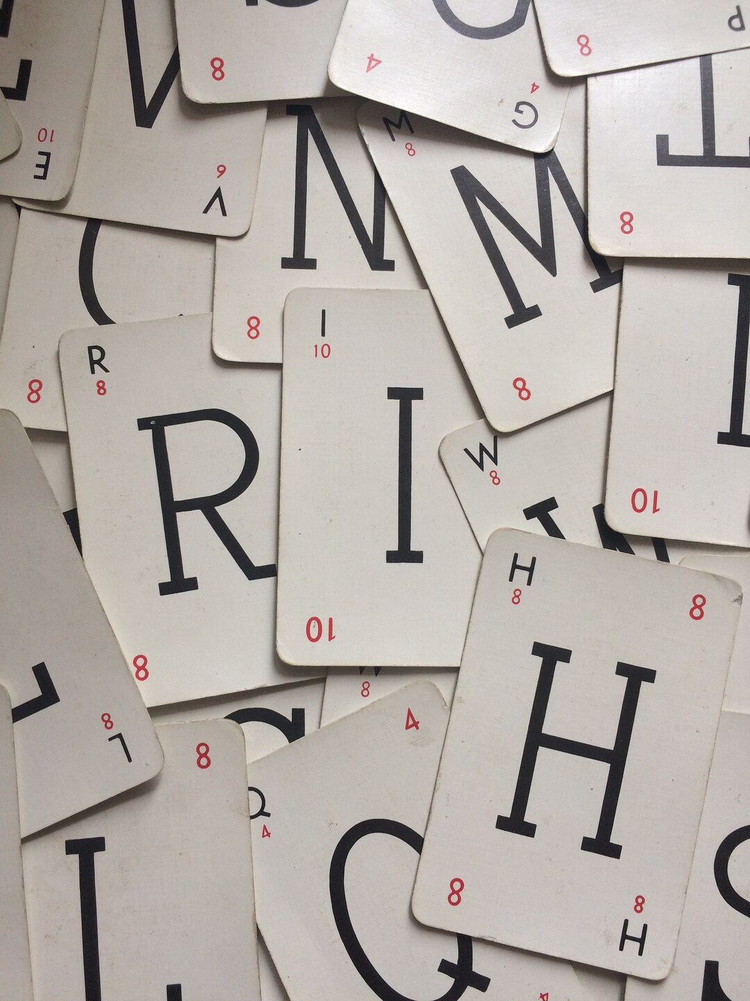 Vintage Ephemera - Lexicon Game Alphabet Letter - 1960s Vintage Playing ...