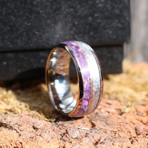 Amethyst Gold Ring - Etsy