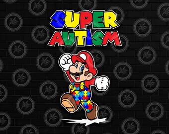 Mario Autism | Etsy