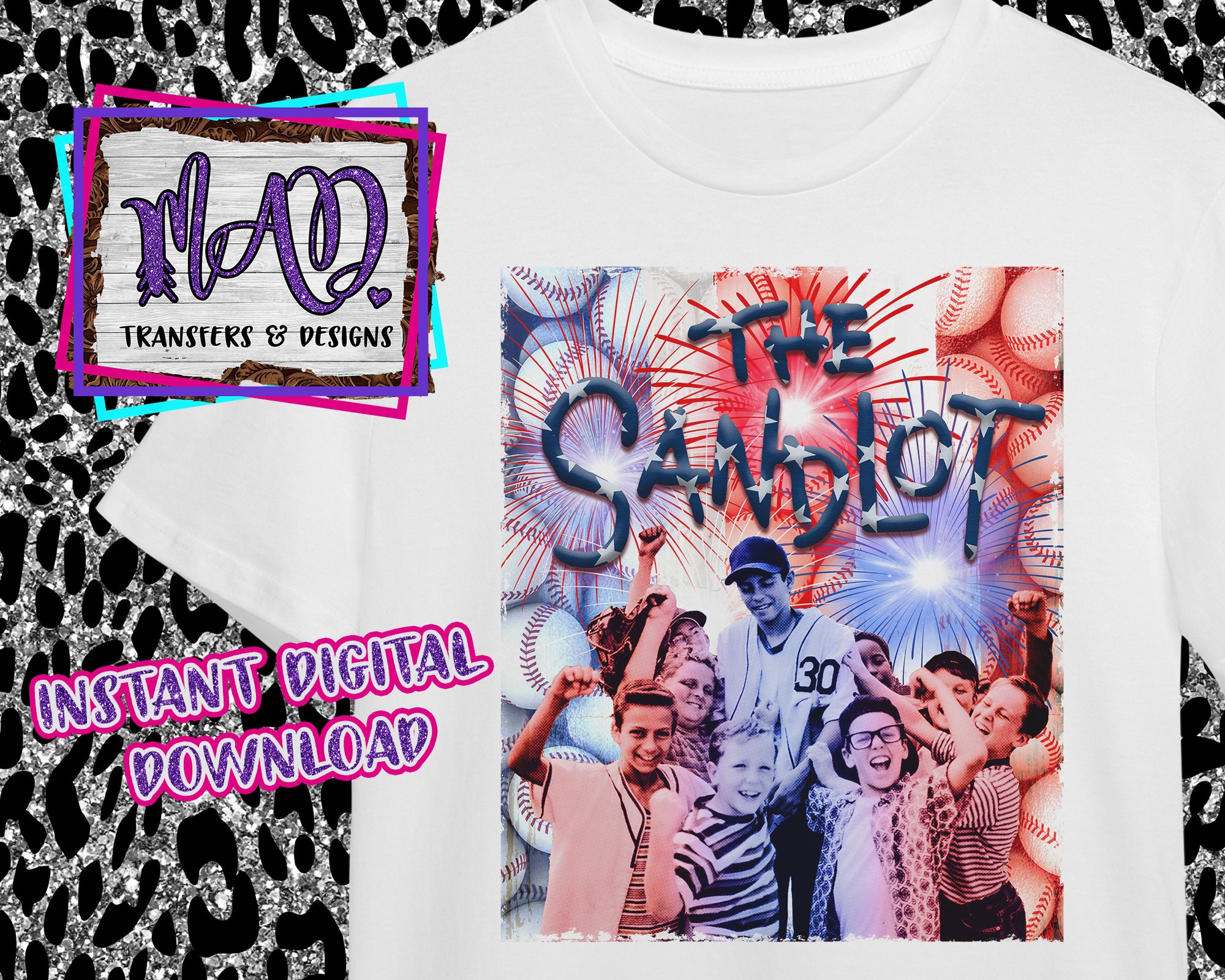 4th Of July Sandlot Theme Digital Download Etsy