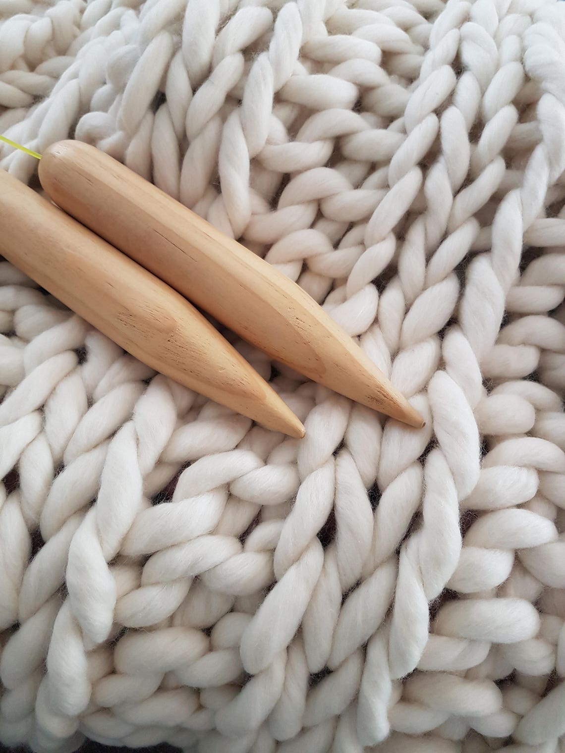 DIY Super Chunky Knitting Kits Lap Throw 70 x 110cm DIY | Etsy