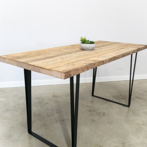 Bar Height 42" Hight ,high Top Barn Wood Dining Table, Modern Legs ...