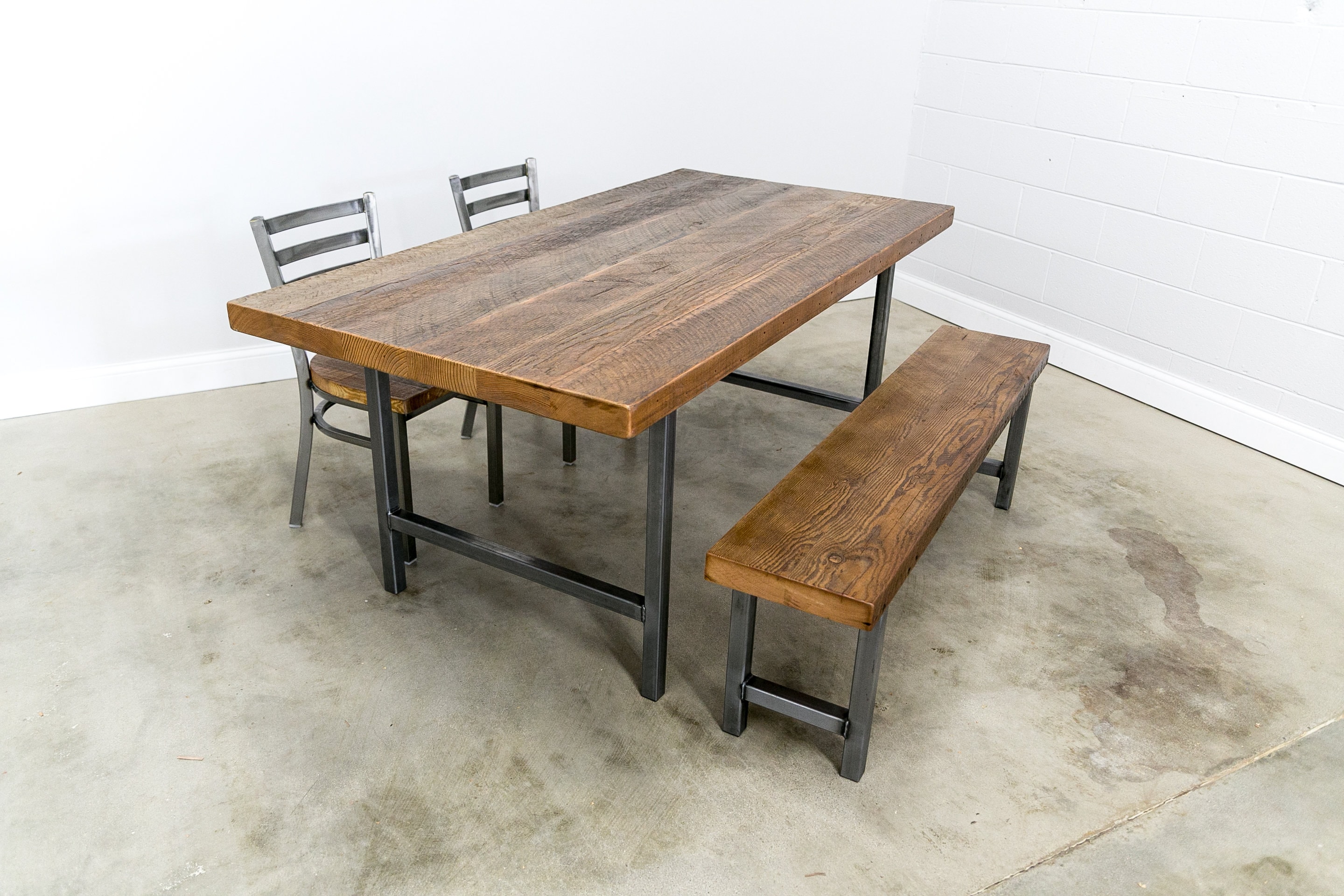 Rustic Reclaimed Standard Height Wood Dining Table 30 Inches | Etsy