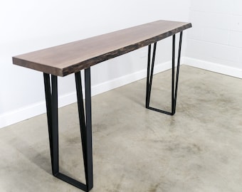 Black Walnut Entry Table - Etsy