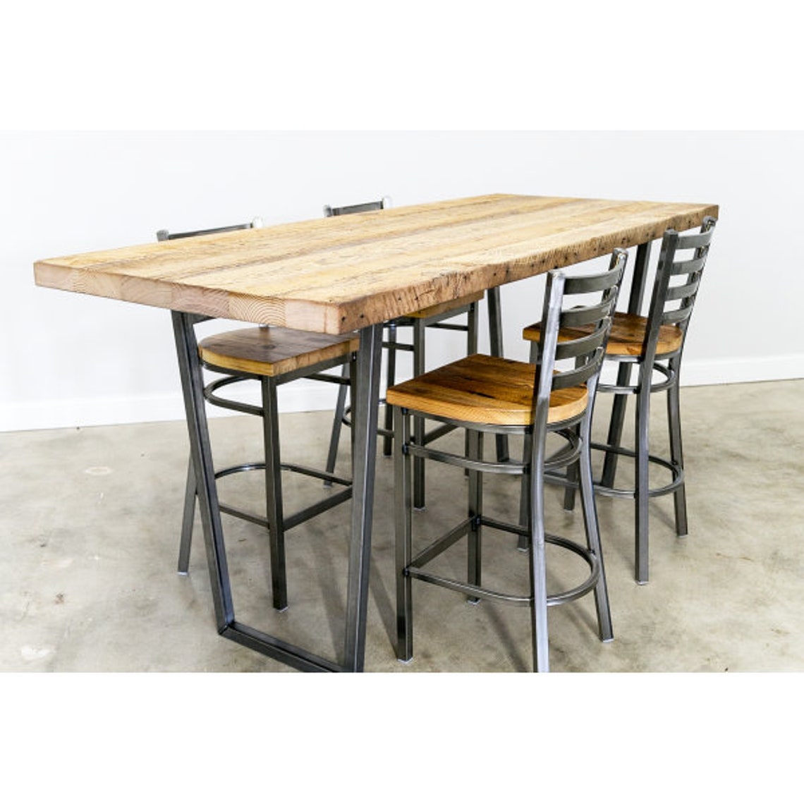 Metal Sqaure Legs | Set of (2) | , Square Tubing Leg Base, Square Leg ...