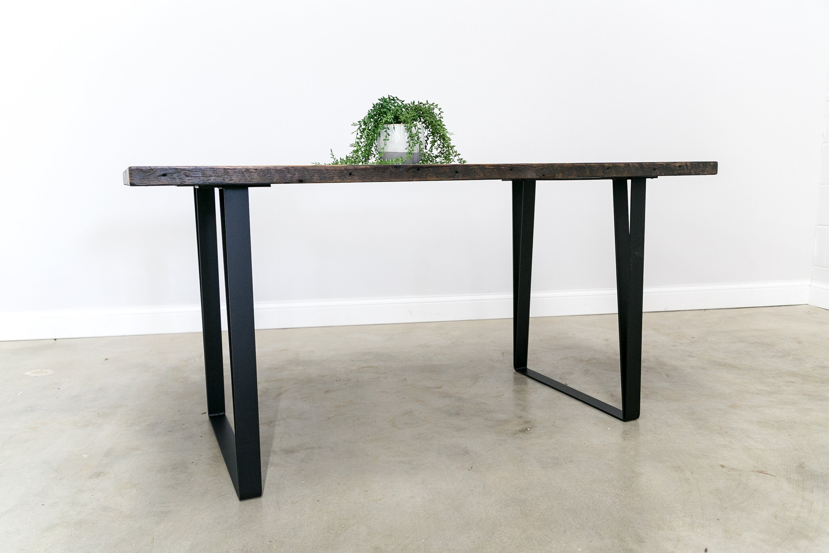 Office Desk or Computer Desk With Powder Coated Steel Legs | Etsy