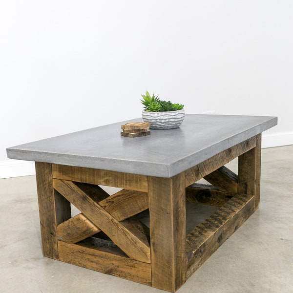 Concrete Coffee Table - Etsy