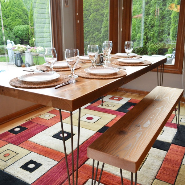 Reclaimed Wood Dining Table - Etsy