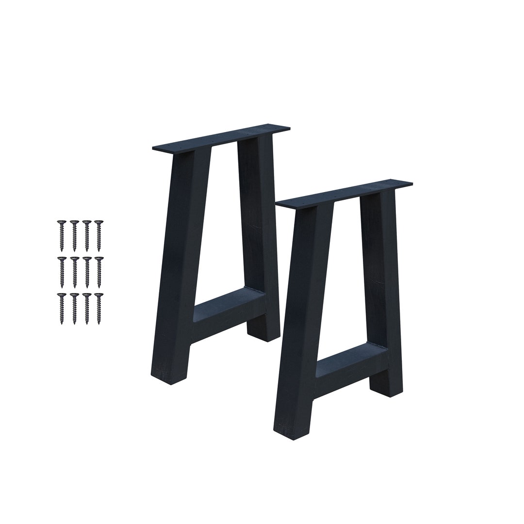 Metal A-frame Table Legs (set of 2) – Modern Industrial, Powder Coated ...