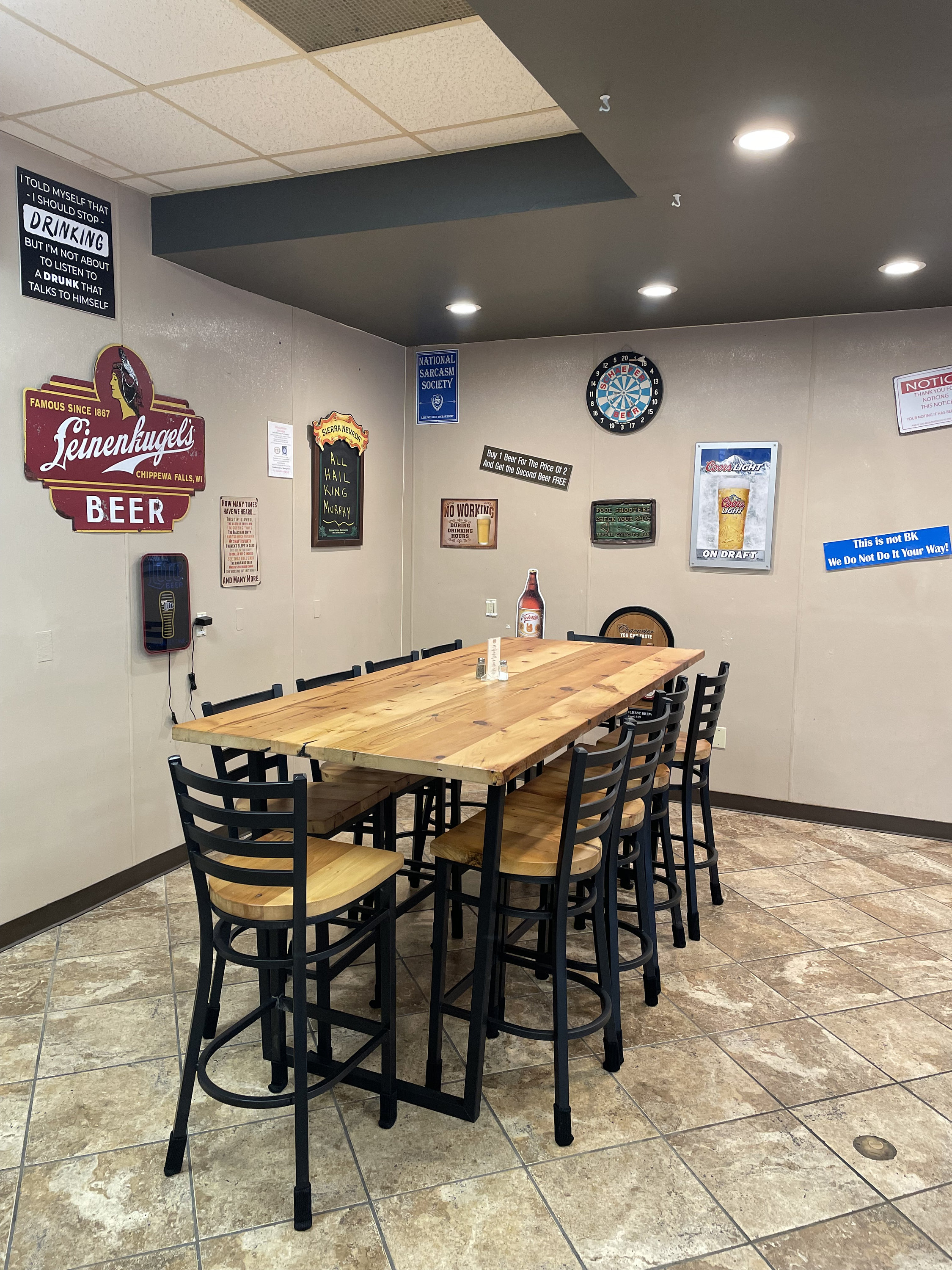 Bar Height Reclaimed Barn Wood Pub Table With Square Steel | Etsy