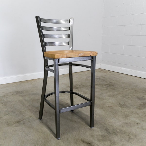 Reclaimed Bar Stool - Etsy