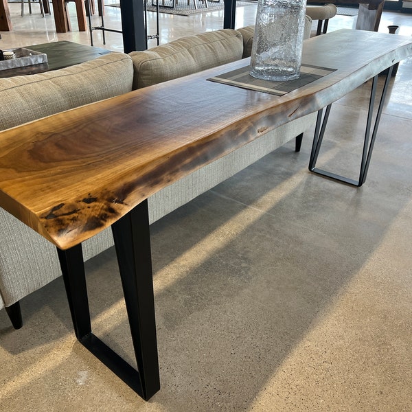 Live Edge Console - Etsy