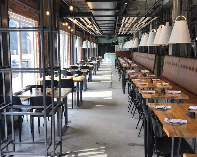 Custom Restaurant Design and Build Custom Cafe Table, Made for Heavy ...