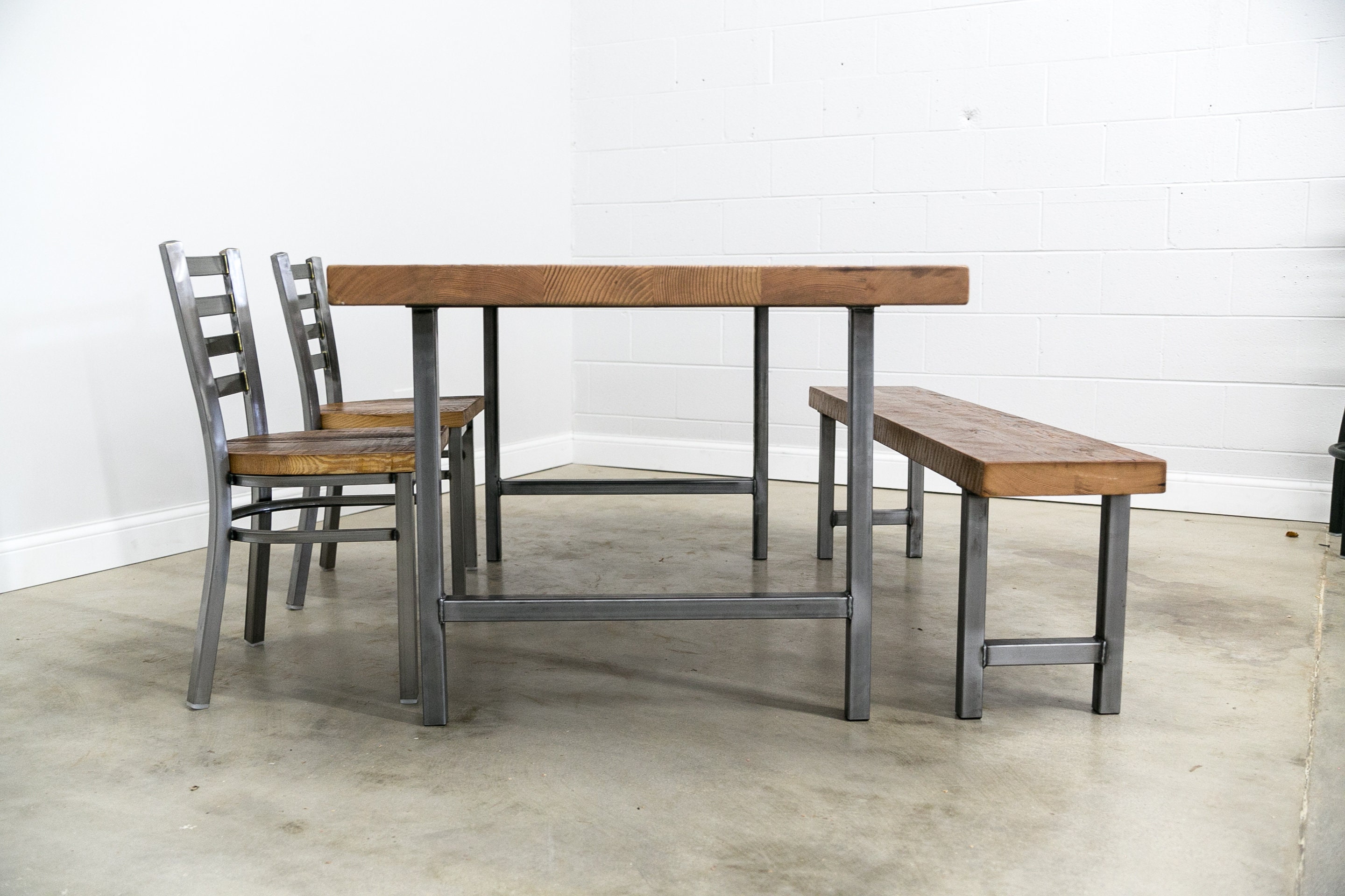 Dining Table Made With A Solid 2.5 Thick Reclaimed Wood - Etsy