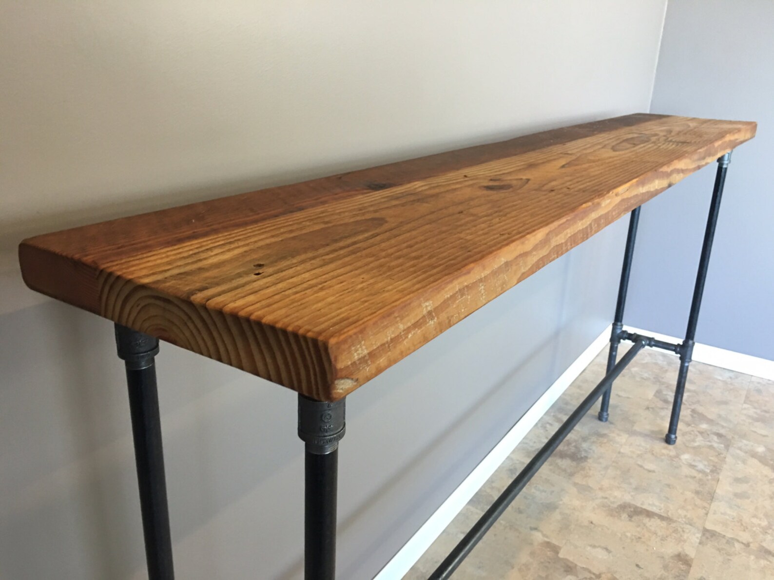 Entry Table, Hallway Table, Nook Table,42 Inch High,bar Height Wood ...
